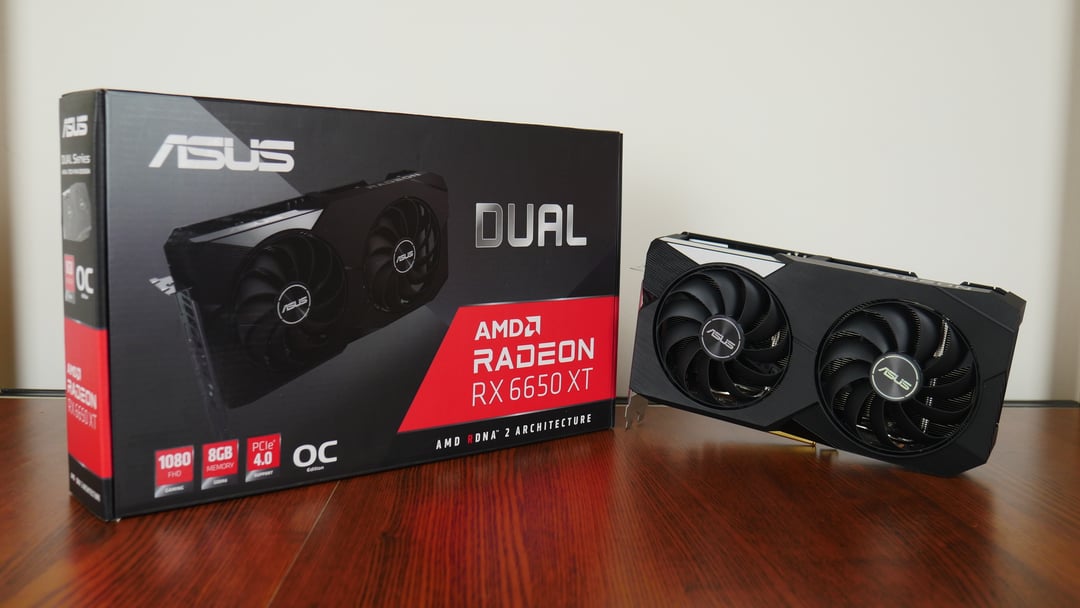 ASUS Dual Radeon RX 6650 XT OC Edition 8GB GDDR6 Graphics Card ...