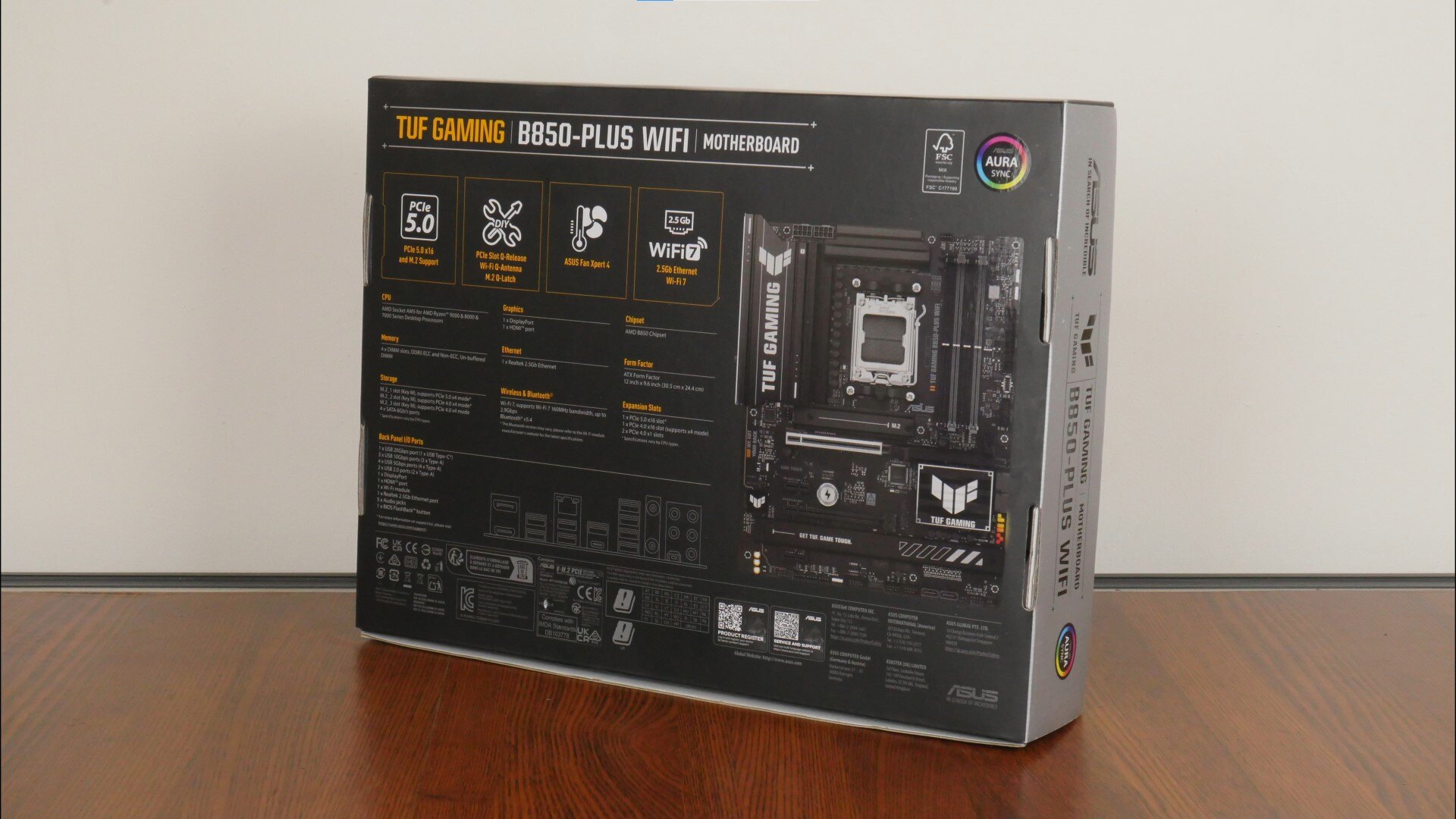 Unboxing & Overview: ASUS TUF Gaming B850-PLUS WIFI AM5 Motherboard