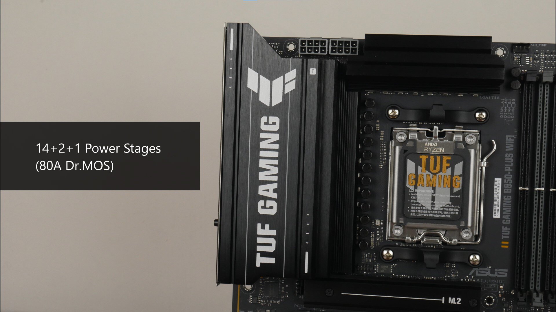 Unboxing & Overview: ASUS TUF Gaming B850-PLUS WIFI AM5 Motherboard