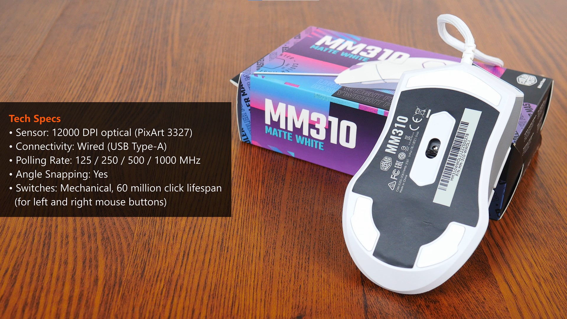 Review: Cooler Master MM310 Wired Gaming Mouse