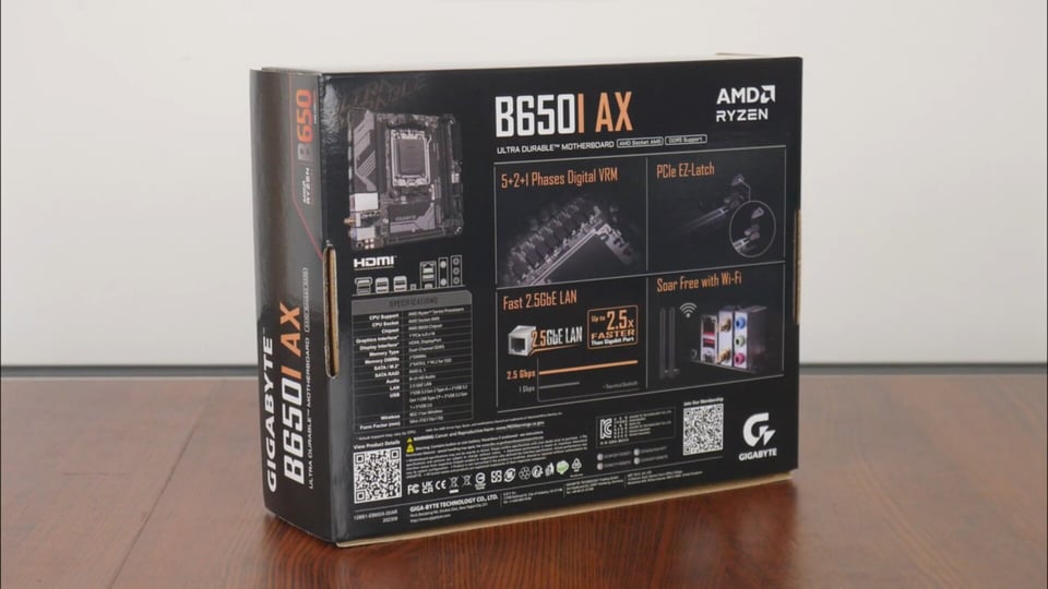 Review: Gigabyte B650I AX AM5 Motherboard